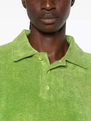 A.M.G. Terry-cloth Polo Shirt