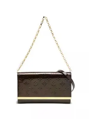 LOUIS VUITTON Ana Monogram Vernis Clutch Bag - Brown