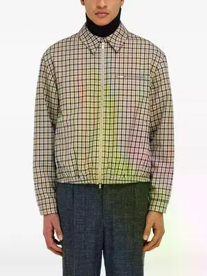 FERRAGAMO Checked Bomber Jacket
