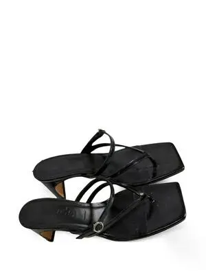 AeydĒ Giselle Leather Sandals - Black