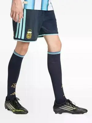 Adidas Argentina 26 Authentic Logo-patch Shorts - Blue