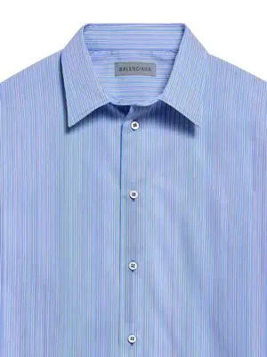 Balenciaga Striped Long-sleeve Shirt