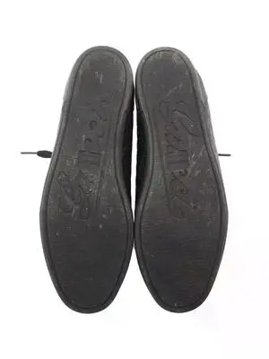 Gucci 2000s Microssima High-top Lace-up Leather Sneakers