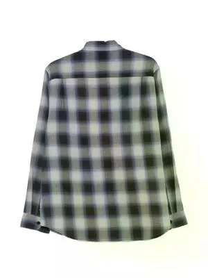 StÜssy Beach Check-print Button-down Shirt - Grey