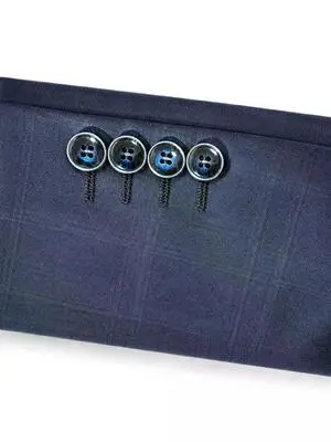 ROBERTO VINCENTI Check-pattern Button-detail Suit
