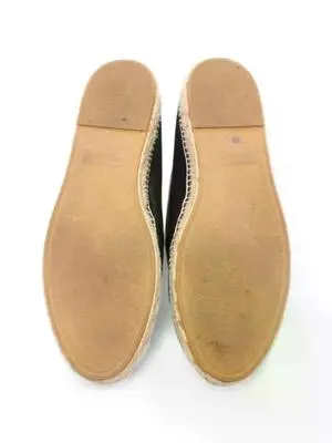 Saint Laurent Leather Cassandra Logo Detail Espadrilles