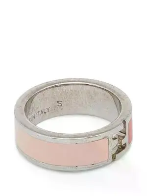 Fendi Tone Logo Band Ring