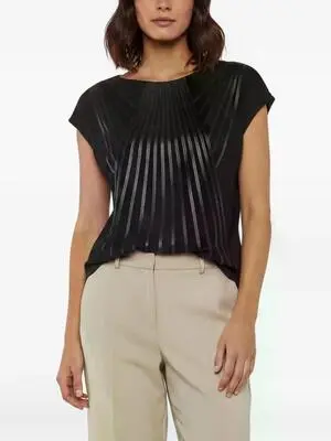 Escada Manresa Leather-detail T-shirt