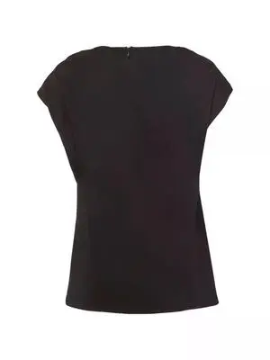 Escada Manresa Leather-detail T-shirt