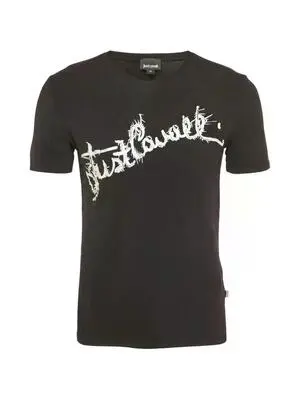 Just Cavalli Logo-print T-shirt - Black
