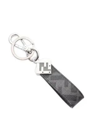 Fendi Zucca Ff Logo Key Ring