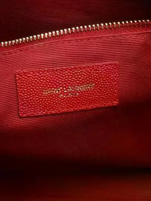 Saint Laurent Grained Leather Top Handle Bag