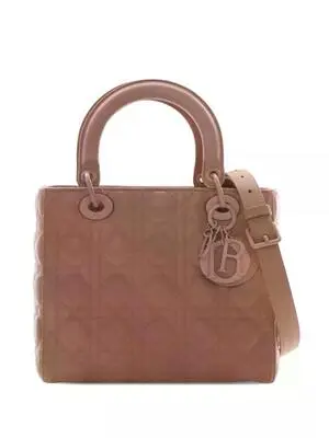 Dior Medium Lady Satchel - Brown