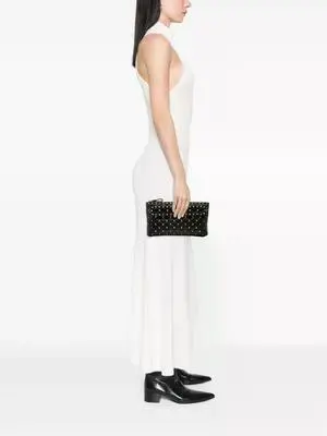 Valentino Garavani Nappa Rockstud Spike Clutch Bag