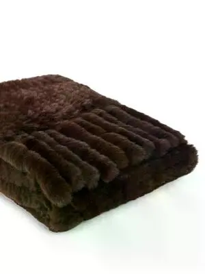 Pinko Faux-fur Fringed Scarf