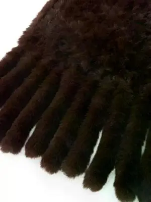 Pinko Faux-fur Fringed Scarf
