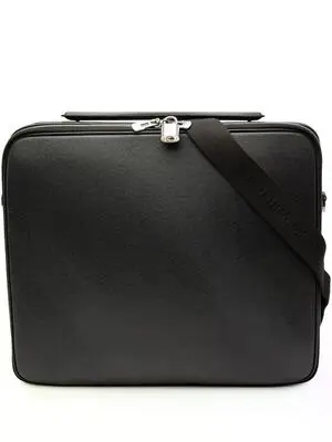 LOUIS VUITTON Taiga Leather Odessa Business Bag - Black