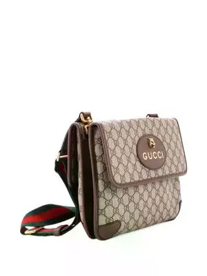 Gucci Neo Vintage Gg Coated Canvas Medium Flap Messenger Bag