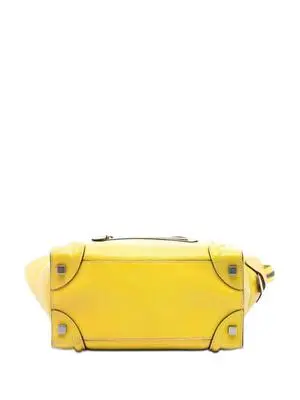 Celine Micro Luggage Tote Bag - Yellow