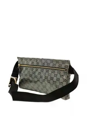 Gucci Gg Monogram Belt Bag - Grey