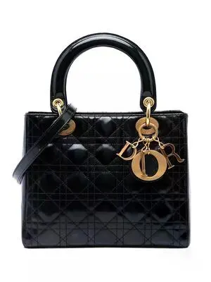 Dior Patent Cannage Lady Satchel