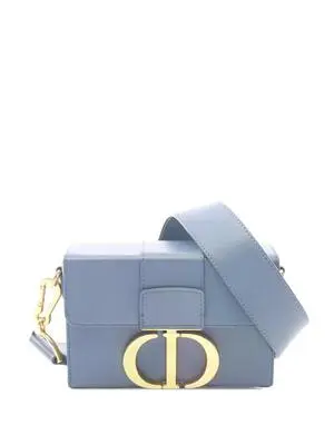 Dior 30 Montaigne Micro Leather Crossbody Bag - Blue