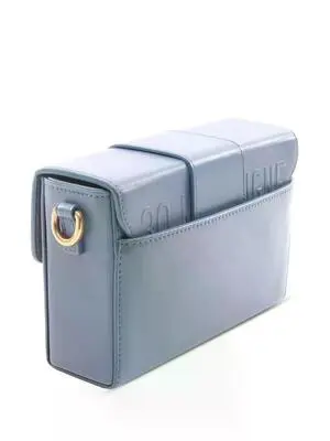 Dior 30 Montaigne Micro Leather Crossbody Bag - Blue