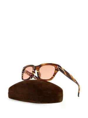 TOM FORD Square-frame Sunglasses - Brown