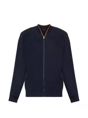 Paul Smith Artist Stripe Trim Zip-up Jacket