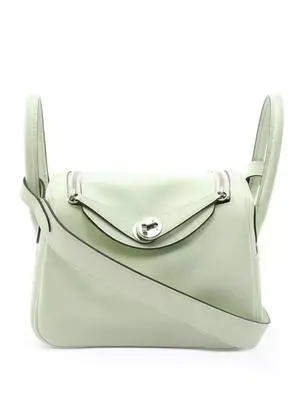 Hermès 2022 Mini Lindy Tote Bag - Green