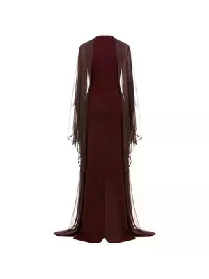 CHATS BY C.DAM Helix Draped Maxi Dress