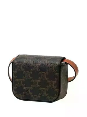 Celine Triomphe Coated Canvas Claude Crossbody Bag