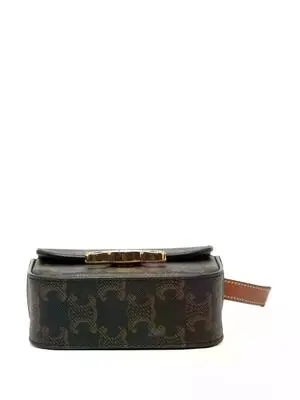 Celine Triomphe Coated Canvas Claude Crossbody Bag