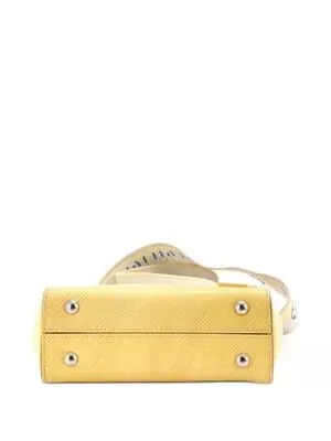 LOUIS VUITTON Cluny Top Handle Bag Epi Leather Mini Satchel - Yellow