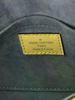 LOUIS VUITTON Cluny Top Handle Bag Epi Leather Mini Satchel - Yellow
