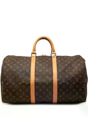 LOUIS VUITTON Monogram Keepall 50 Travel Bag