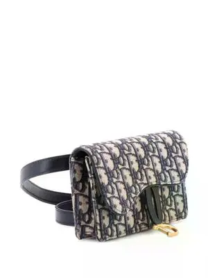 Dior Saddle Rectangular Oblique Canvas Belt Bag