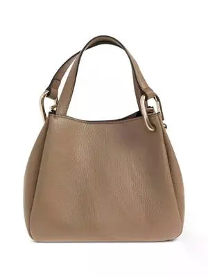 Furla Mini Nuvola Grained Leather Tote Bag - Neutrals