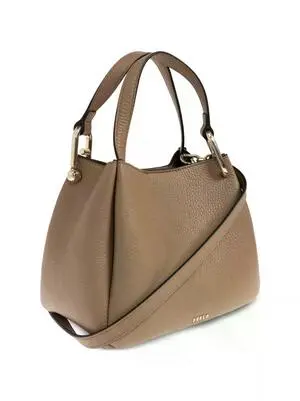 Furla Mini Nuvola Grained Leather Tote Bag - Neutrals