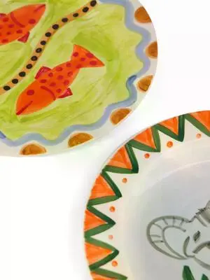 SERAX X Shurleey The Lovers Dinner Plates Set - Green