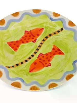 SERAX X Shurleey The Lovers Dinner Plates Set - Green