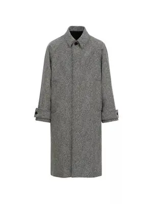 LGN LOUIS GABRIEL NOUCHI Twill Weave Coat - Black