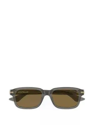 Montblanc Rectangle Frame Sunglasses - Grey