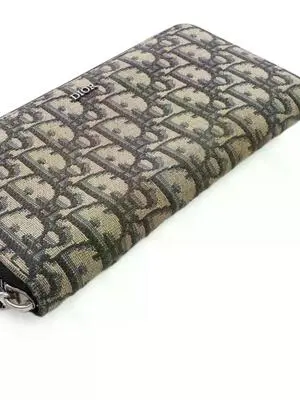 Dior 2000s Oblique Zip-around Wallet