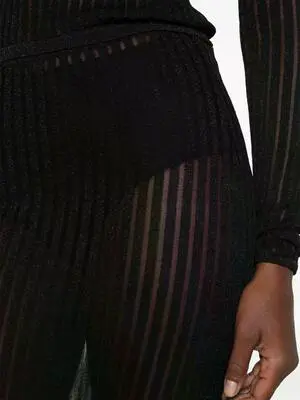DONDUP Sheer Knit Maxi Skirt