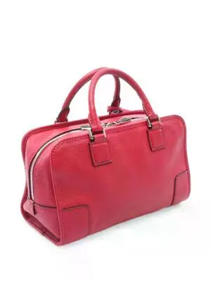 Loewe Amazona 28 Leather Tote Bag - Red