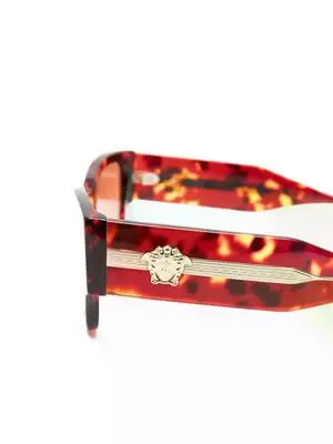 Versace Medusa Tortoiseshell-effect Sunglasses