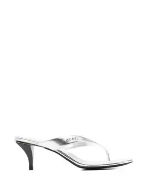 Gucci Thong-strap Sandals - Silver