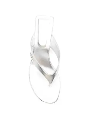 Gucci Thong-strap Sandals - Silver
