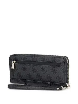 Guess Leona 4g-pattern Buckled Wallet